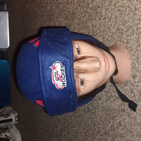 YoungAn | Accessories | Zephyr Usa Hockey Rink Rat Fleece Blue Red ...